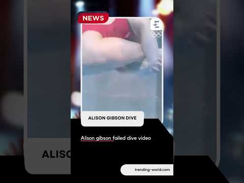 alison gibson failed dive video