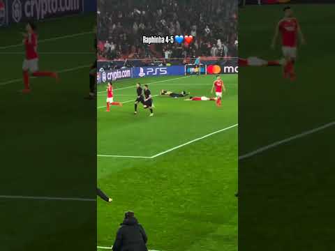 Watch Raphinha remontada goal vs Benfica