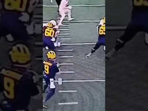 Video : Zak zinter injury vs ohio state