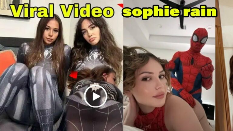FULL Video Sophie Rain Spiderman tiktok & twitter viral Video