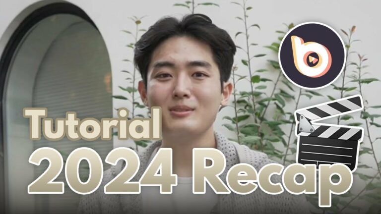 How to make 2024 recap video
