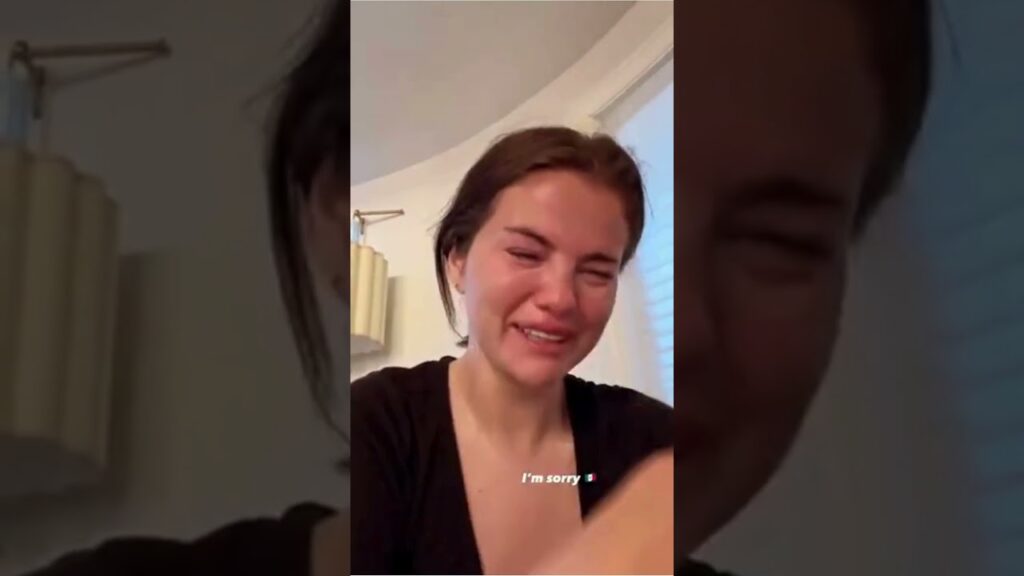 Selena gomez crying video