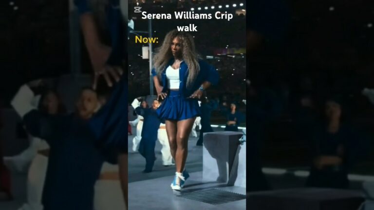 serena williams crip walk video
