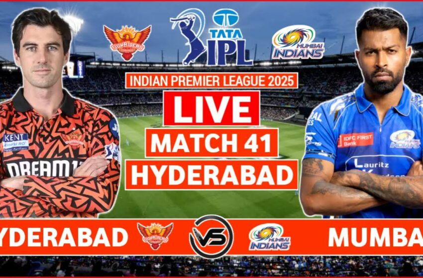 Live: MI vs SRH, 41st IPL Match