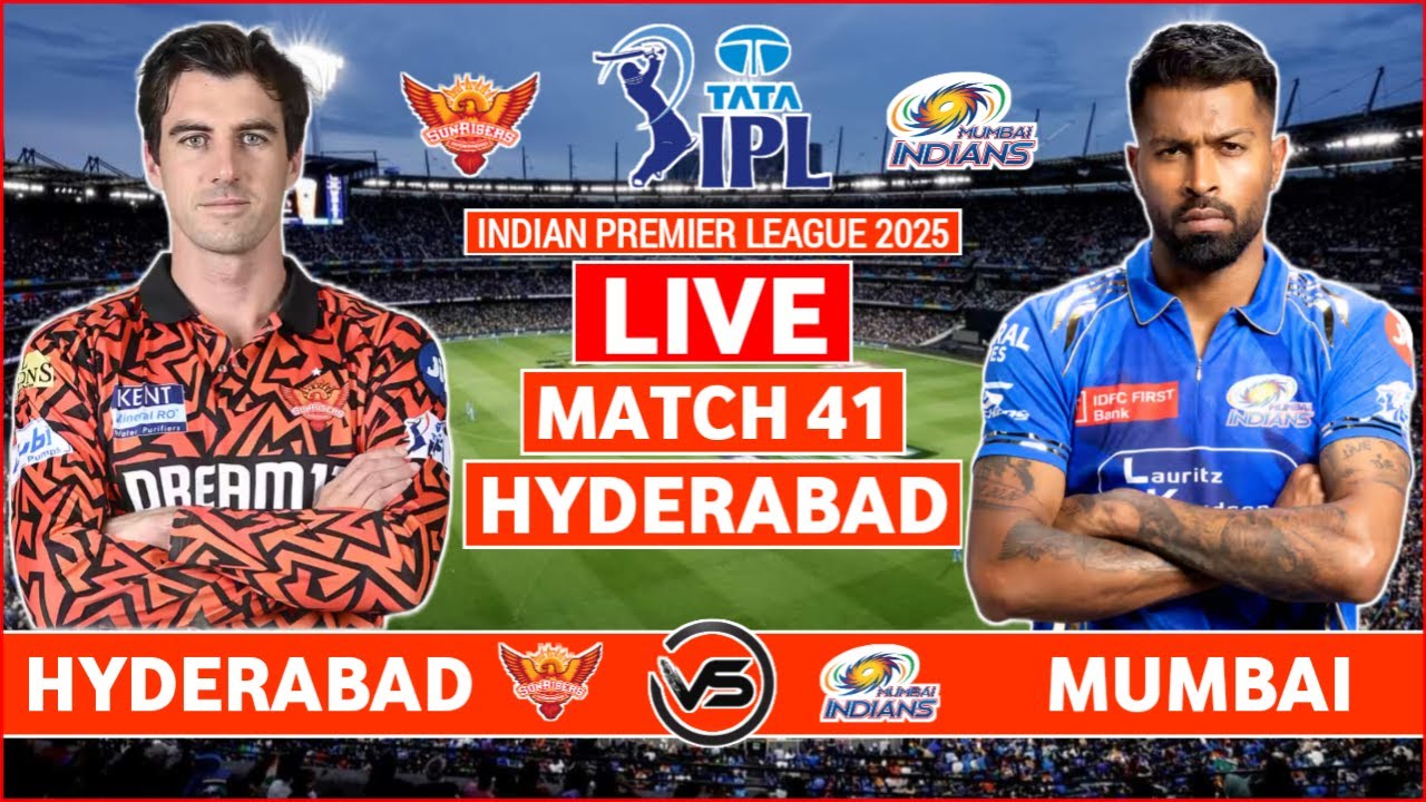 Live: MI vs SRH, 41st IPL Match