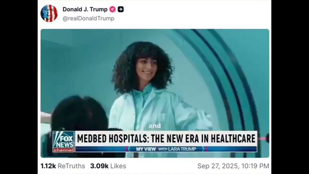 Medbed video Hospitals Announced By President Trump